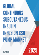 Continuous Subcutaneous Insulin Infusion (CSII) Pump Market, Report